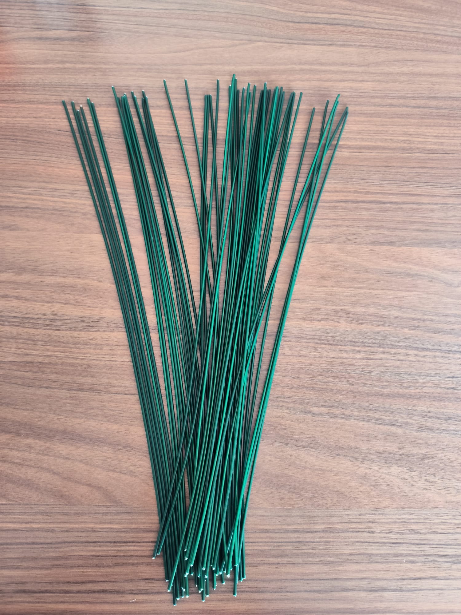 HBS Plastic – Floral Wire Stem / Plastic Flower Stem (Green Decorative ...